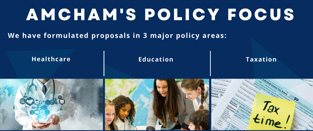 AmCham continue its Advocacy Work to enhance the competitiveness of the Education, Healthcare ...